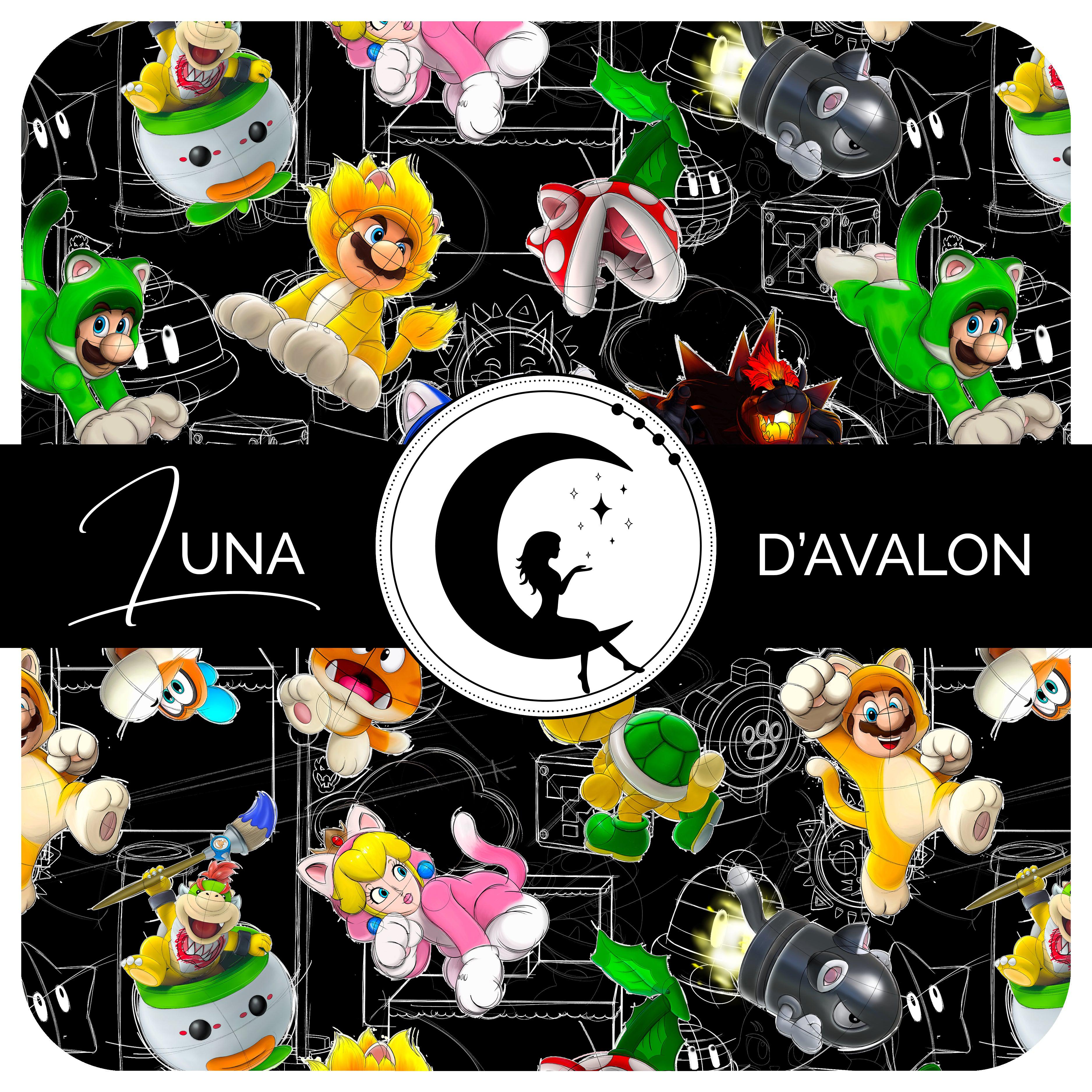 Mario Sketch - Characters Toss | Luna d'Avalon