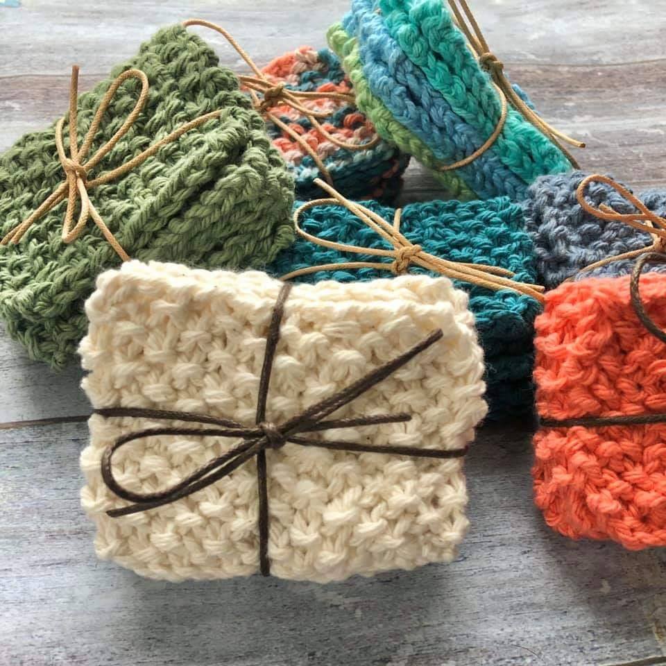 Tampons Démaquillants au Tricot | Luna d'Avalon